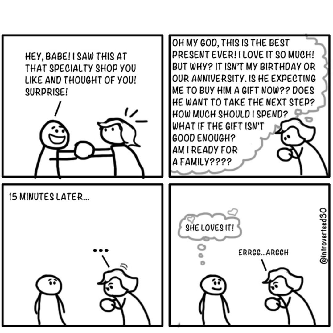 Classic Introverted Overthinking. – introverteed